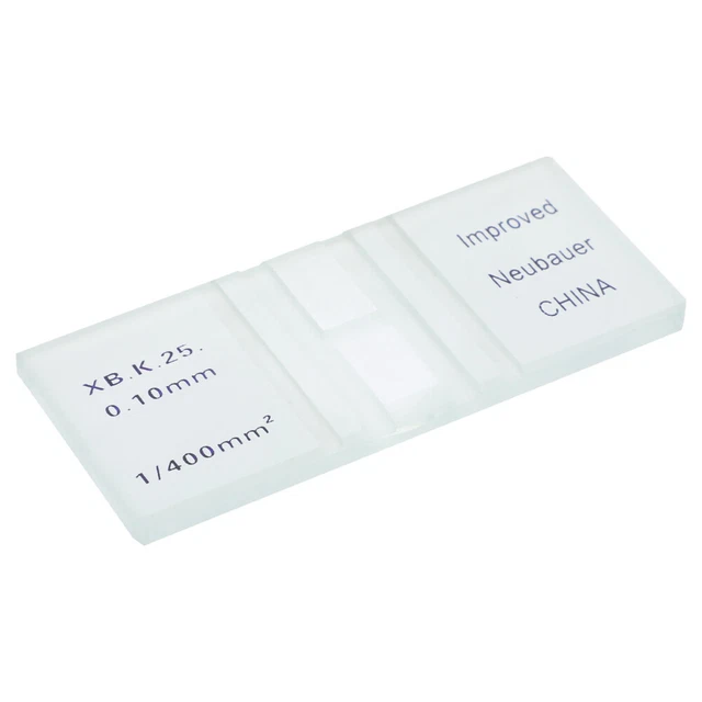 GLASS CELL COUNTING Board Hemocytometer Microscope Slides Chamber £11. ...