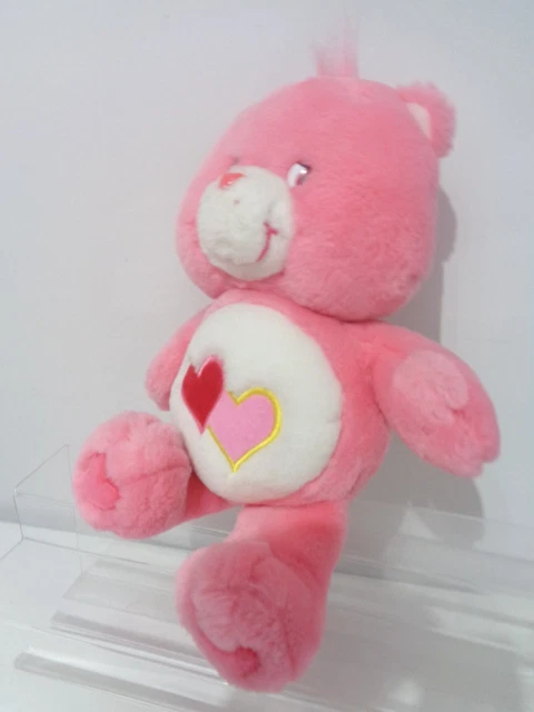 VINTAGE 2003 LOVE a Lot Care Bear Pink Teddy Soft Plush Toy 12 inch ...