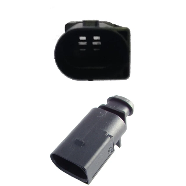 CONNETTORE AUTO - AMP Tyco VAG 2-pin (MALE) 1J0973722, 1J0 973 722 audi ...