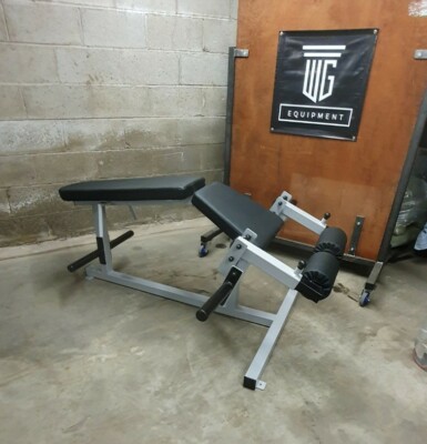 PLATE LOADED HAMSTRING Curl Machine Commercial Gym Equipment Leg Glute ...