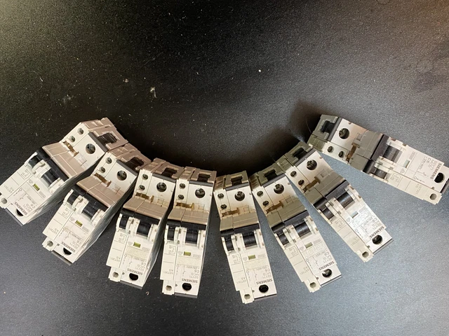 SIEMENS CIRCUIT BREAKER 5SY71 MCB C6 +5ST301 AS £10.55 - PicClick UK