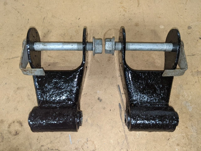 FORD OEM REAR Leaf Spring Suspension Shackles F150 F250 Ranger F65Z ...