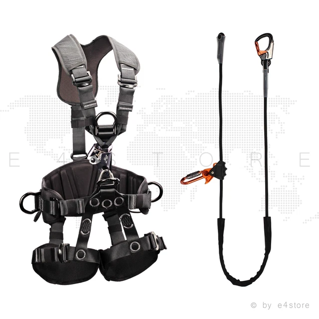 RESCUE HARNESS ROPE Access Work Positioning Lanyard at Height ...