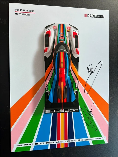 PORSCHE PENSKE HYPERCAR 24H Le Mans Race Poster 16"x12" 100 Year ...