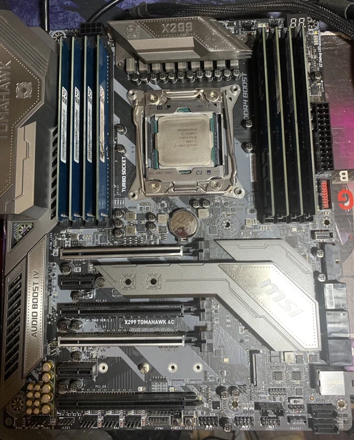 USED HEDT, WORKSTATION, I7 7800X, X299 Tomahawk ac, 64GB DDR4 Combo ...