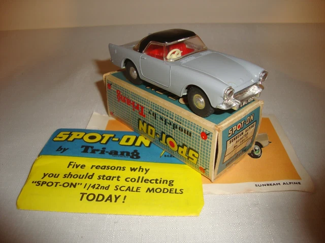 SPOT ON 191/1 SUNBEAM ALPINE HARDTOP - NR MINT in original BOX £325.00 ...