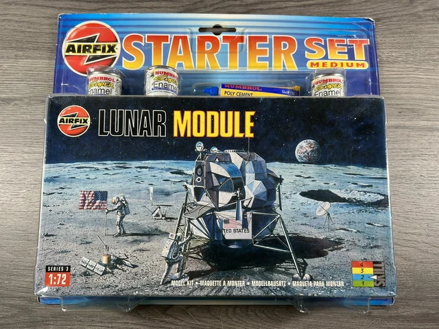 AIRFIX STARTER SET Lunar Module 1/72 Scale Model Kit no N3013 Series 3 ...