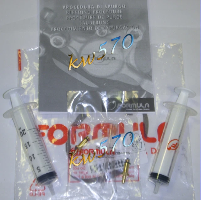 FORMULA - KIT spurgo/bleed kit x Formula R1/T1/The One/R0 Oval x DOT4 ...