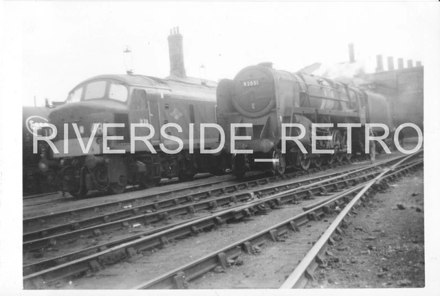 PHOTO RAILWAY/STEAM LOCO Class 94 & D74 Diesel At Cricklewood 1962 ...