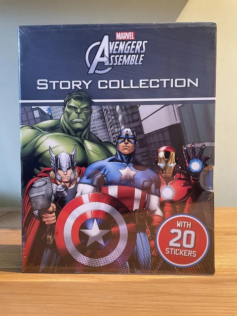 MARVEL AVENGERS ASSEMBLE Story Book Collection Box Set of 4 With 20 ...