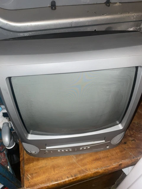 BUSH BTV18SIL 14& Inch TV VHS Video Retro Gaming Television Vhs Dont ...