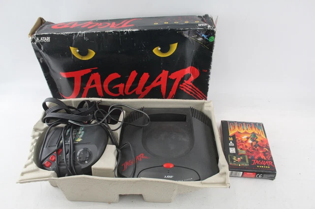 ATARI JAGUAR CONSOLE System Boxed & Complete With Doom - Working EUR ...