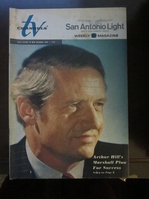 TV GUIDE CHANNELS Regional Magazine April 1973 Arthur Hill Marshall ...