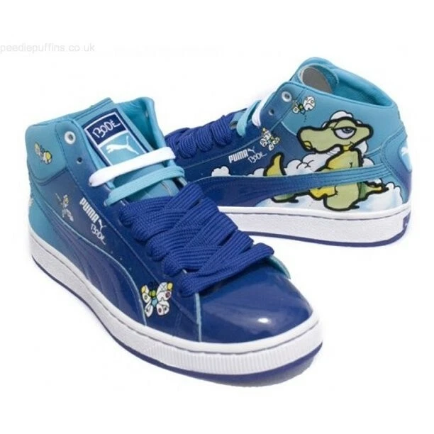 PUMA X VAUGHN BODE MID "DA LIZARD" 7uk / 8us Blue men sneakers Clyde ...
