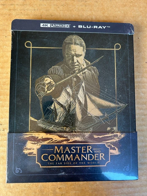 MASTER AND COMMANDER - 4K UHD Blu-Ray Steelbook NEW & SEALED Russell ...