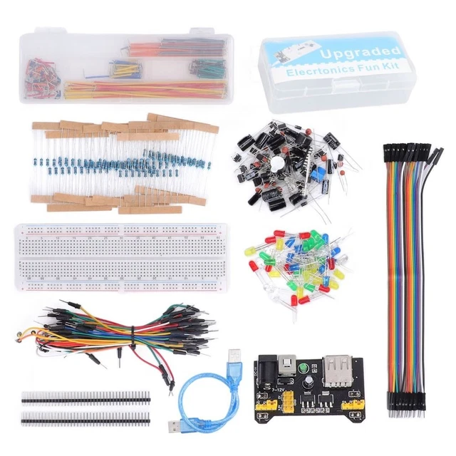 830 TIE POINTS Breadboard Starter Kit Circuit Building $31.71 - PicClick AU
