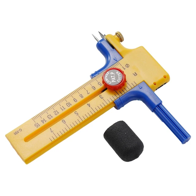 TOUT NEUF CERCLE Couteau Compas Papier.... Removedable Outil 1 Set ...