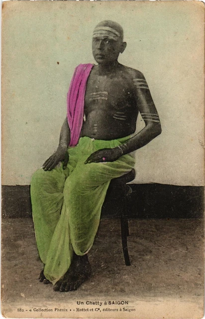 PC UN CHETTY SAIGON ETHNIC TYPES VIETNAM INDOCHINA (a36605) EUR 16,99 ...