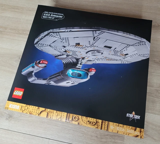 LEGO ICONS 10356 Star Trek: U.S.S. Enterprise NCC-1701-D NEU&OVP! + 3 ...