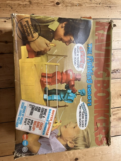 VINTAGE MARX TOYS Boxing Game Raving Bonkers Fighting Robots £30.00 ...