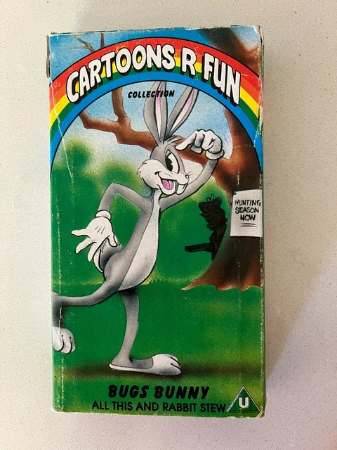 VHS 'CARTOONS-R-FUN' - Bugs Bunny 'All This And Rabbit Stew' - 1989 ...