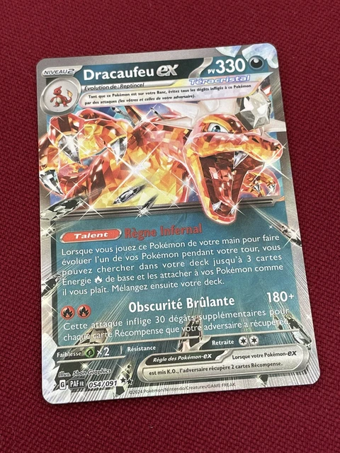 CARTE POKÉMON DRACAUFEU EX 054/091 - Destinées De Paldea EV4.5 - Neuf FR EUR 2,50 - PicClick FR