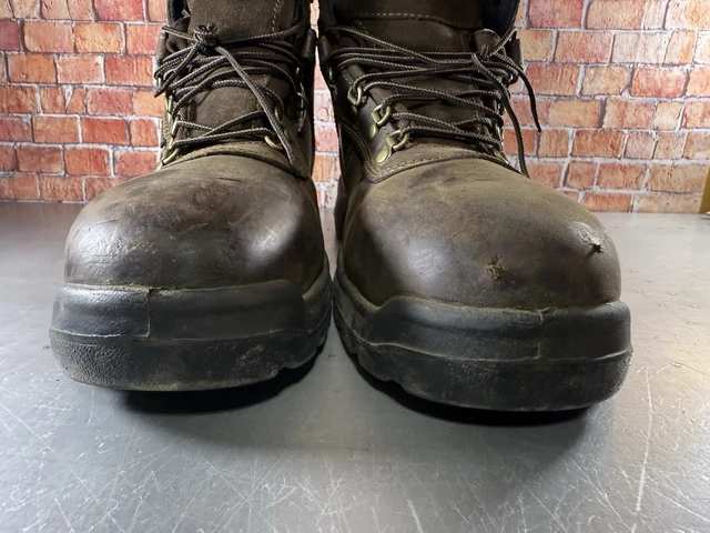 IRISH SETTER STEEL Toe Boots Mens 14 EE Red Wing Brown Leather Safety ...