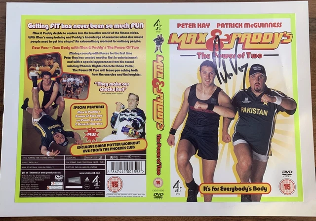 ORIGINAL PETER KAY Signed DVD Cover only MAX & PADDY -The Power of Two ...