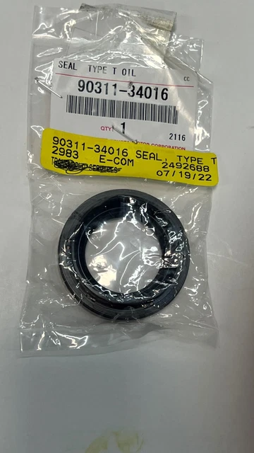 GENUINE TOYOTA VARIOUS Models 9031134016 Transaxle Case Oil Seal 90311 ...