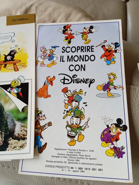 WALT DISNEY -SCHEDE Didattiche - Scoprire Il Mondo - Come Nuove EUR 11 ...