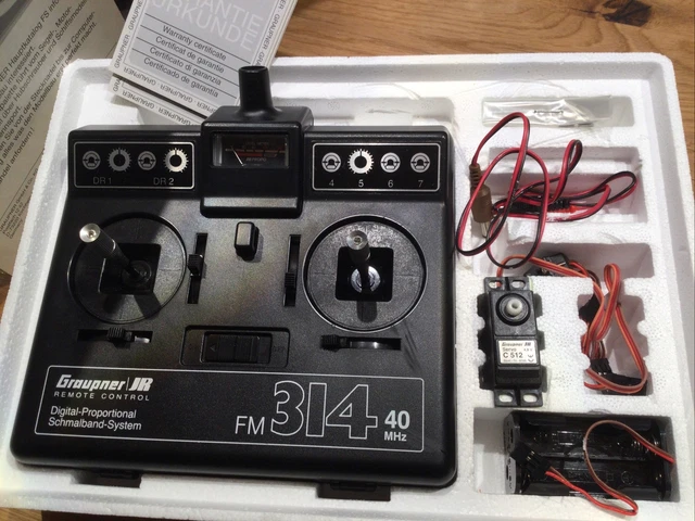 GRAUPNER FM 314 35 MHz - Set in OVP EUR 25,00 - PicClick DE