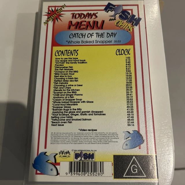 FISH AND CHIPS By Peter Doyle VHS $5.70 - PicClick AU