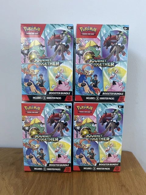 4X POKÉMON TCG: Journey Together Booster Bundle (24 Booster Packs ...