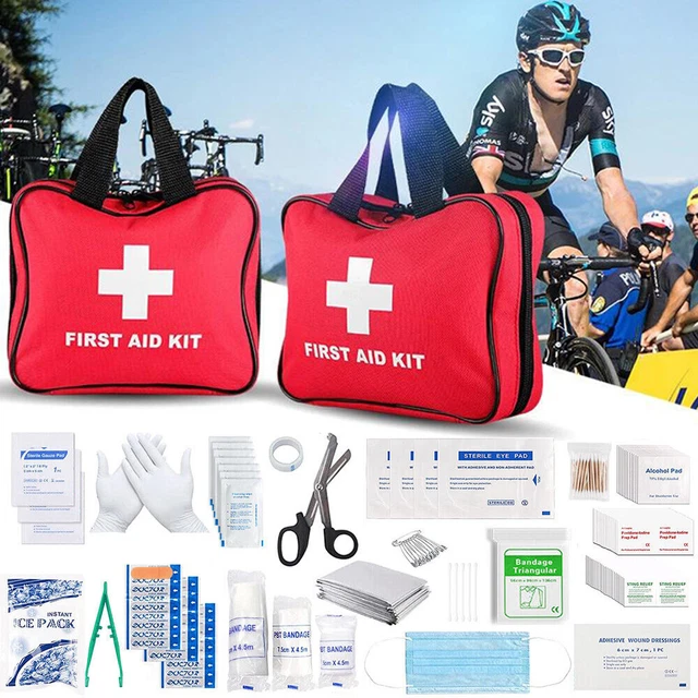 391 PIECES FIRST Aid Kit Medical Emergency Home Travel Car Taxi Work ...