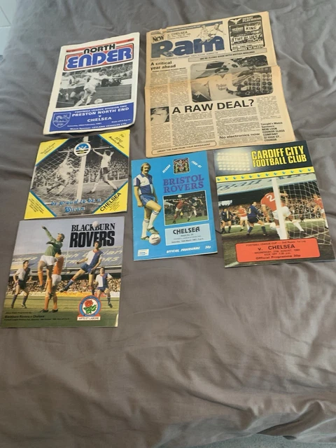 CHELSEA AWAY PROGRAMMES 80/81 Complete Set £30.00 - PicClick UK