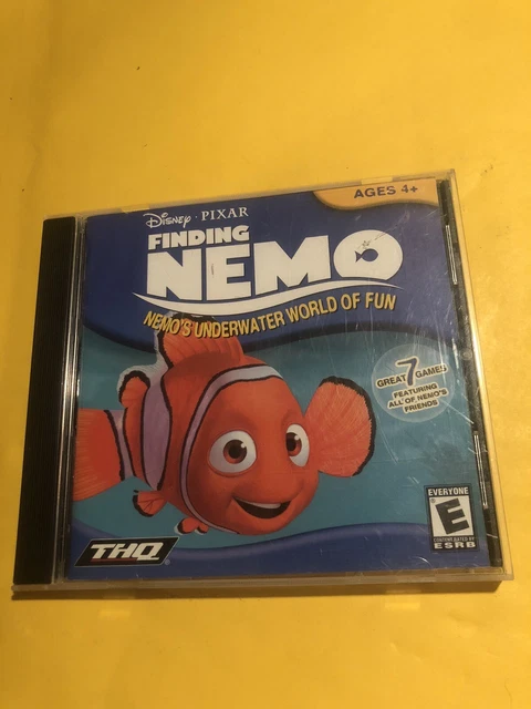 DISNEY PIXAR FINDING Nemo Underwater World Of Fun PC Mac CD-ROM 2003 ...