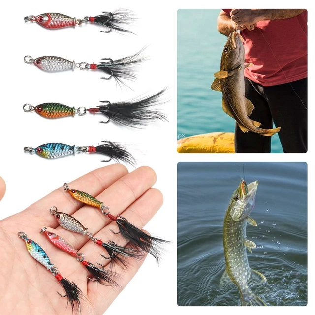 OUTIL DE PÊCHE à la plume Leurs de pêche Crankbait Bass Appâts vibrants ...