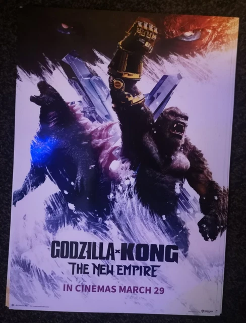GODZILLA X KONG The New Empire Poster Official A3 Size Cineworld ...