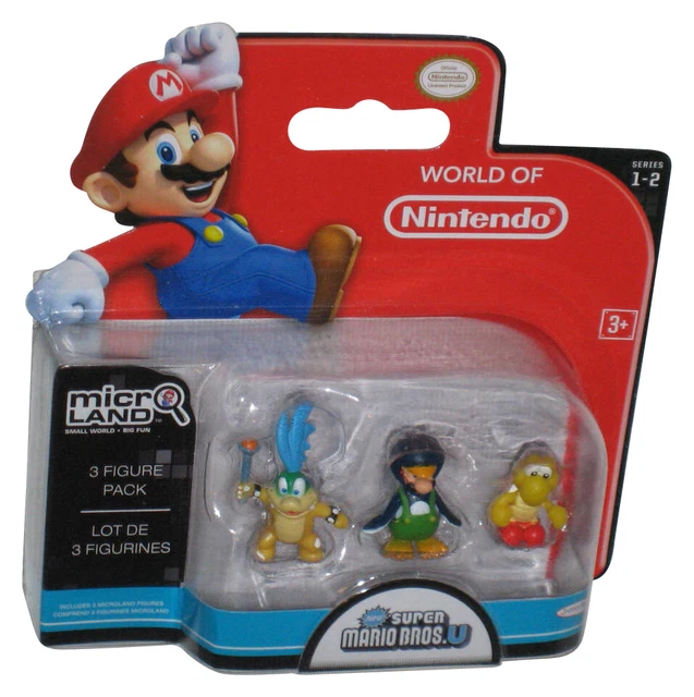 WORLD OF NINTENDO Super Mario Bros U (2015) Micro Land Figure Set ...