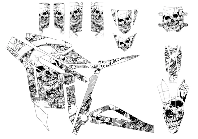 TALARIA STING GRAPHICS , Talaria Sticker Kit, Decals, MX3/ MX4 Talaria ...