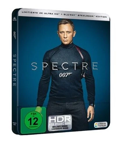 JAMES BOND 007 - Spectre - 4K Uhd + Blu-Ray Steelbook - Neu + Ovp - Daniel Craig EUR 39,95 ...