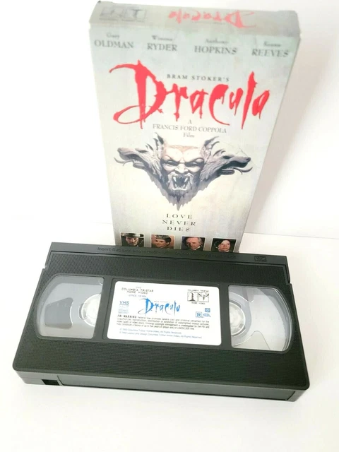DRACULA VHS MOVIE Keanu Reeves Winona Ryder By Bram Stoker Vintage 1993 EUR 8,64 - PicClick FR
