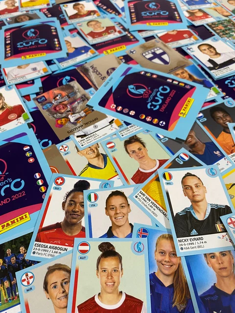 PANINI STICKERS UEFA Women's England Euro 2022 a scelta 178-366 EUR 1 ...