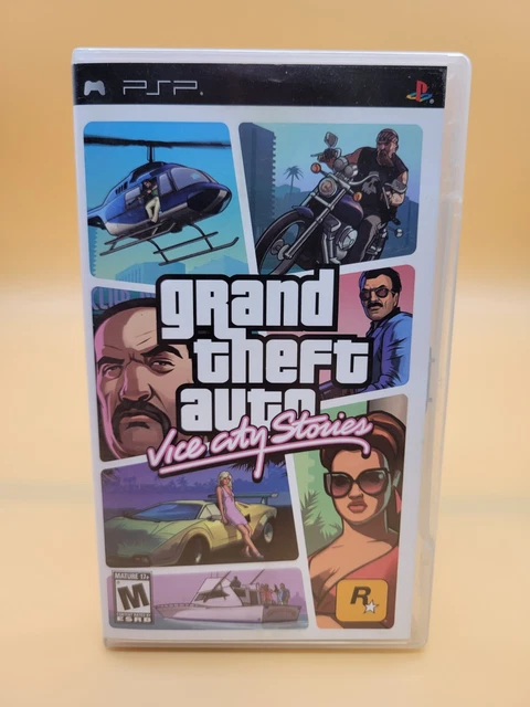 GRAND THEFT AUTO: Vice City Stories (Sony PSP, 2006) CIB Black Label ...