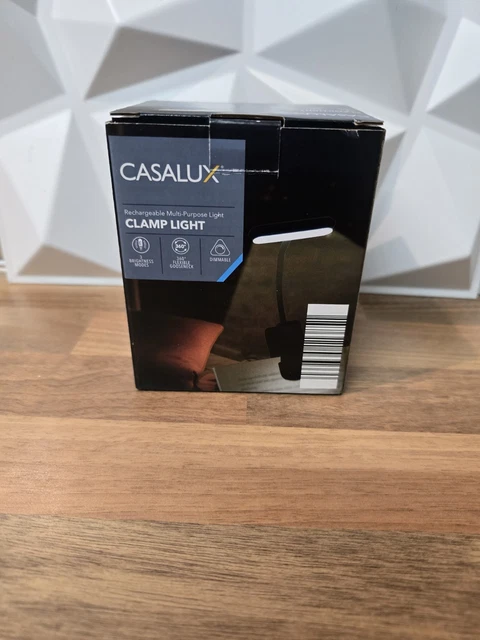 CASALUX RECHARGEABLE MULTI Purpose Clamp Light In Black Brand New In ...