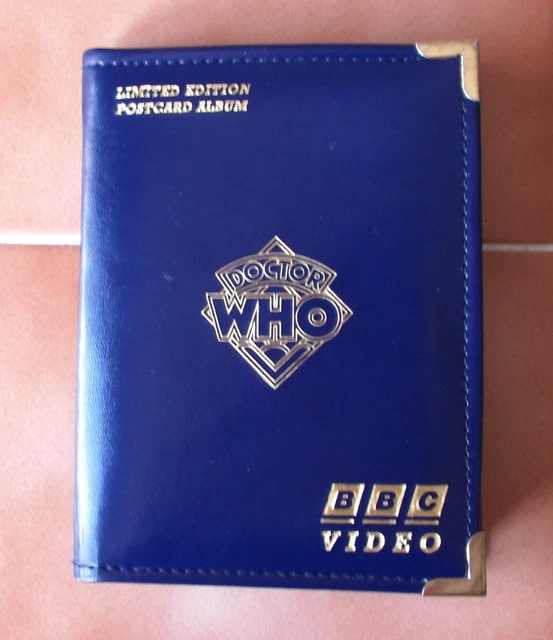 DR DOCTOR WHO BBC Video Limited Edition POSTCARD ALBUM with ALL 20 ...