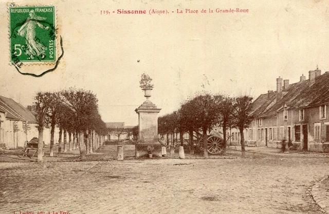 CARTE SISSONNE LA place et la Grande Roue EUR 3,45 - PicClick FR