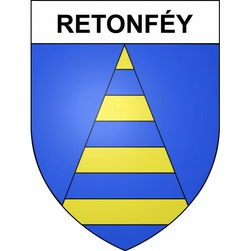 RETONFÉY 57 VILLE sticker blason écusson autocollant adhésif EUR 3,99 - PicClick FR