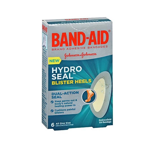 BAND-AID HYDRO SEAL Blister Heels Hydrocolloid Gel Bandages 6 Each By ...