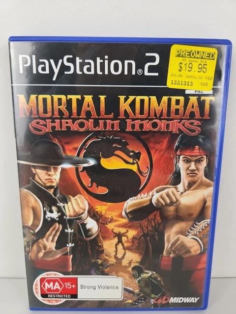 MORTAL KOMBAT SHAOLIN Monks Playstation 2 Ps2 Video Game Free Postage $59.95 - PicClick AU